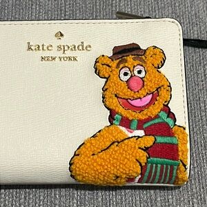 kate spade | Bags | Kate Spade X Disney Muppets Medium Saffiano Bifold ...